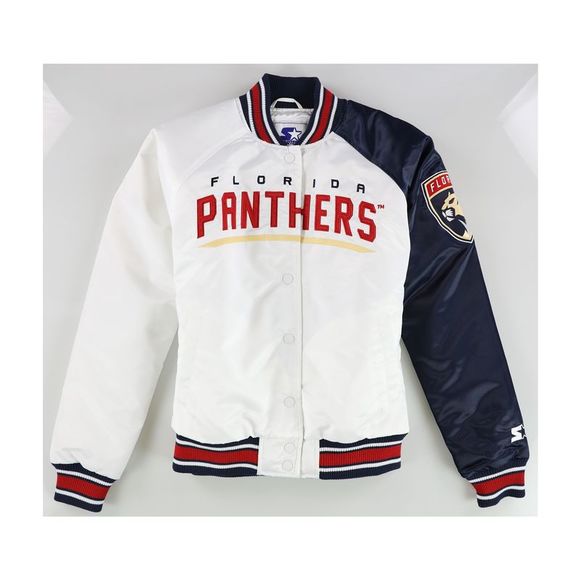 STARTER | Jackets & Coats | Starter Womens Florida Panthers Varsity ...